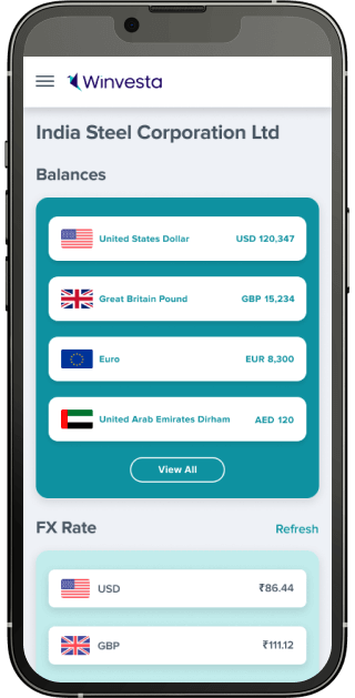 Collect your global payments at 0% Forex Markup | Winvesta