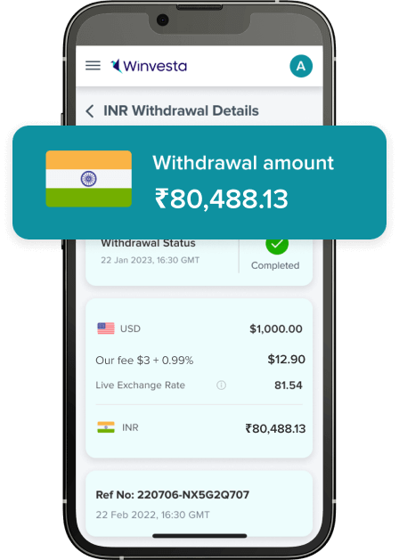 Collect your global payments at 0% Forex Markup | Winvesta